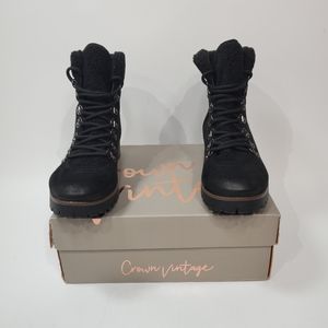 Crown Vintage | Shoes | Crown Vintage Oakland Combat Boots | Poshmark